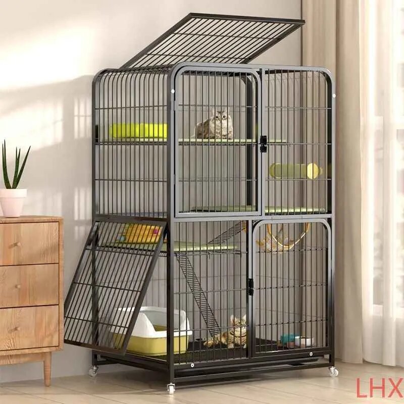 Большая клетка для домашних животных /71x55x137 см