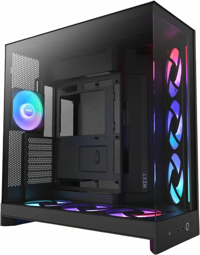 Корпус без блока питания NZXT H9 Flow RGB+ Black