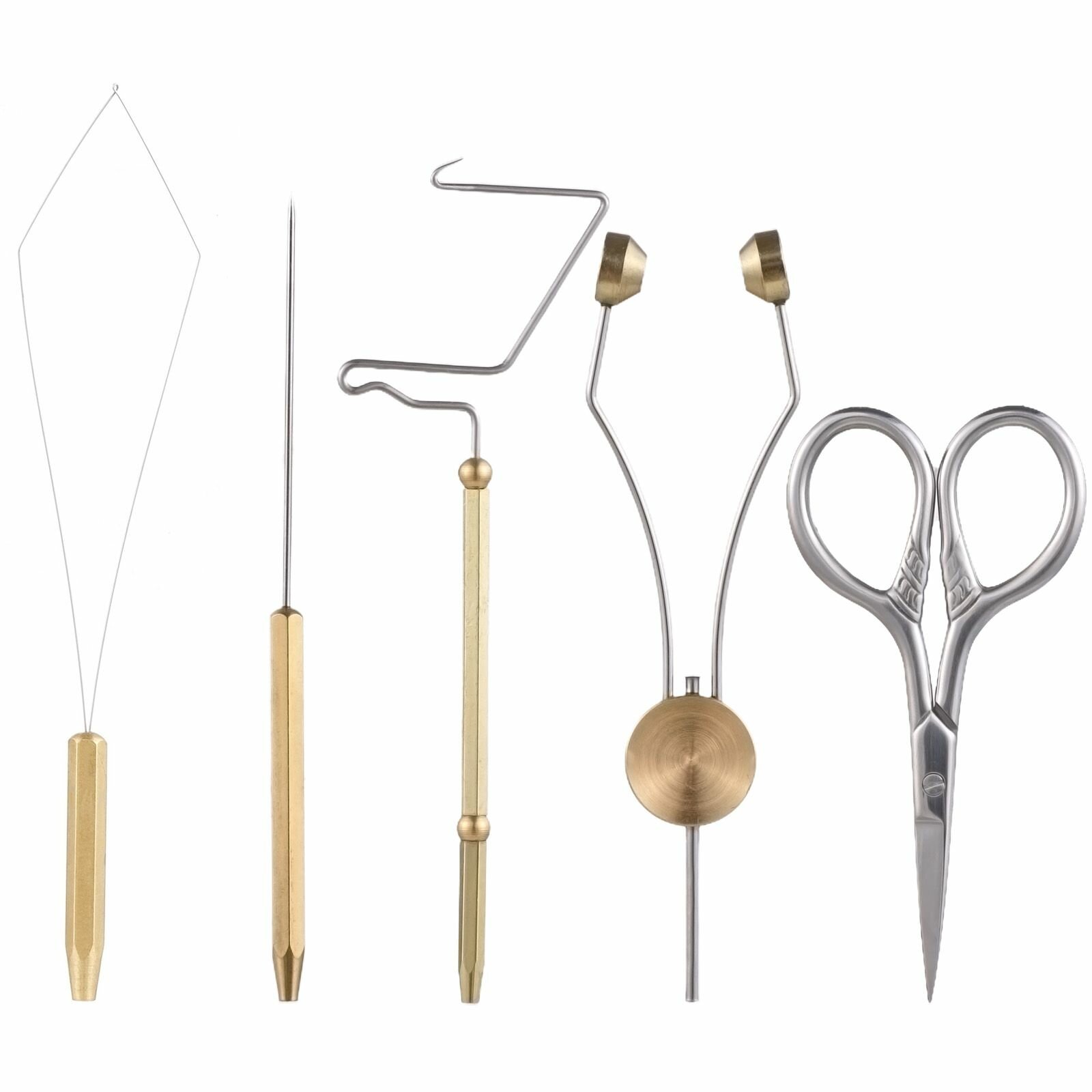 Набор инструментов для вязания мушек, финишер, держатель шпульки, шпулька