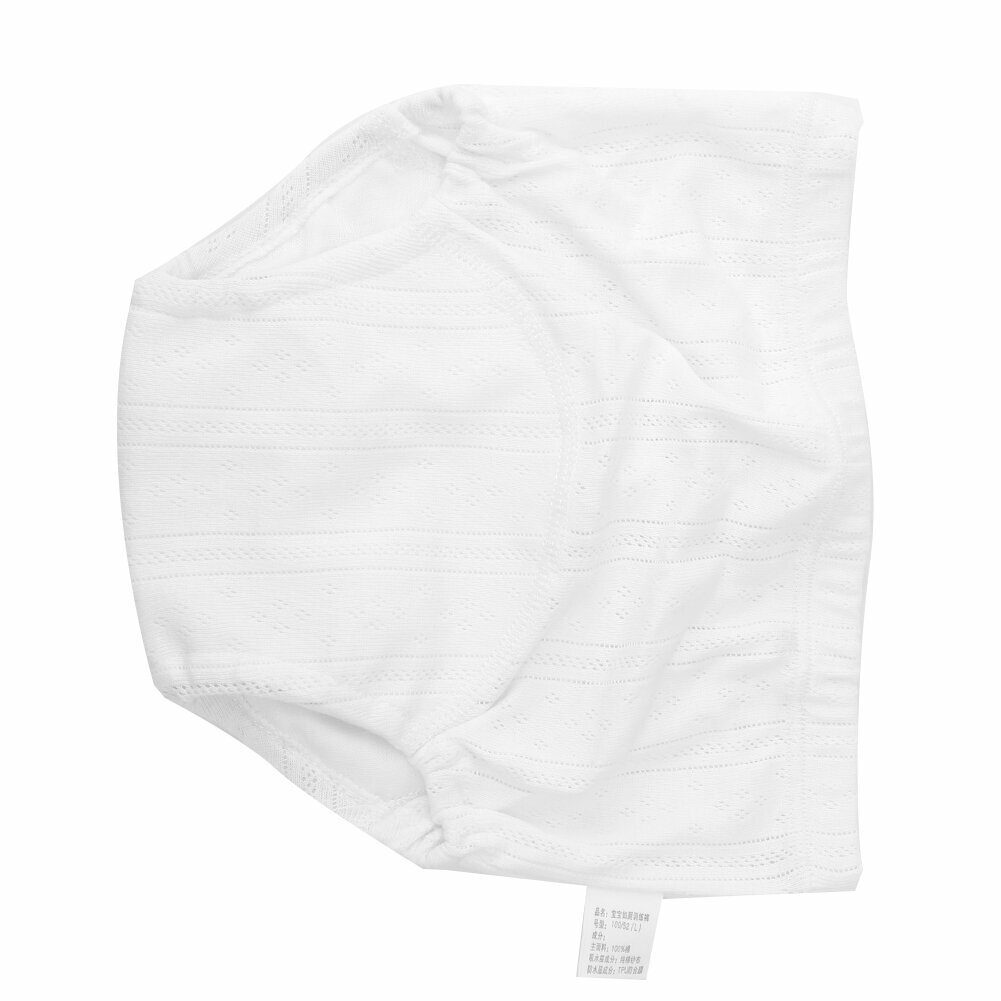 Прочные хлопковые трусики для приучения к туалету для малышей, washable, антипротечные, белые, размер L