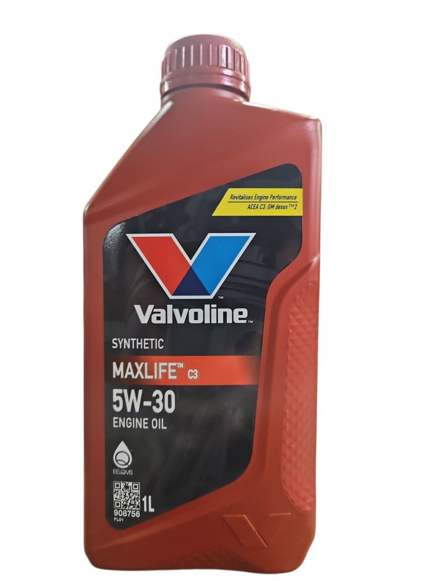 Синтетическое моторное масло VALVOLINE MaxLife C3 5W-30, 1 л