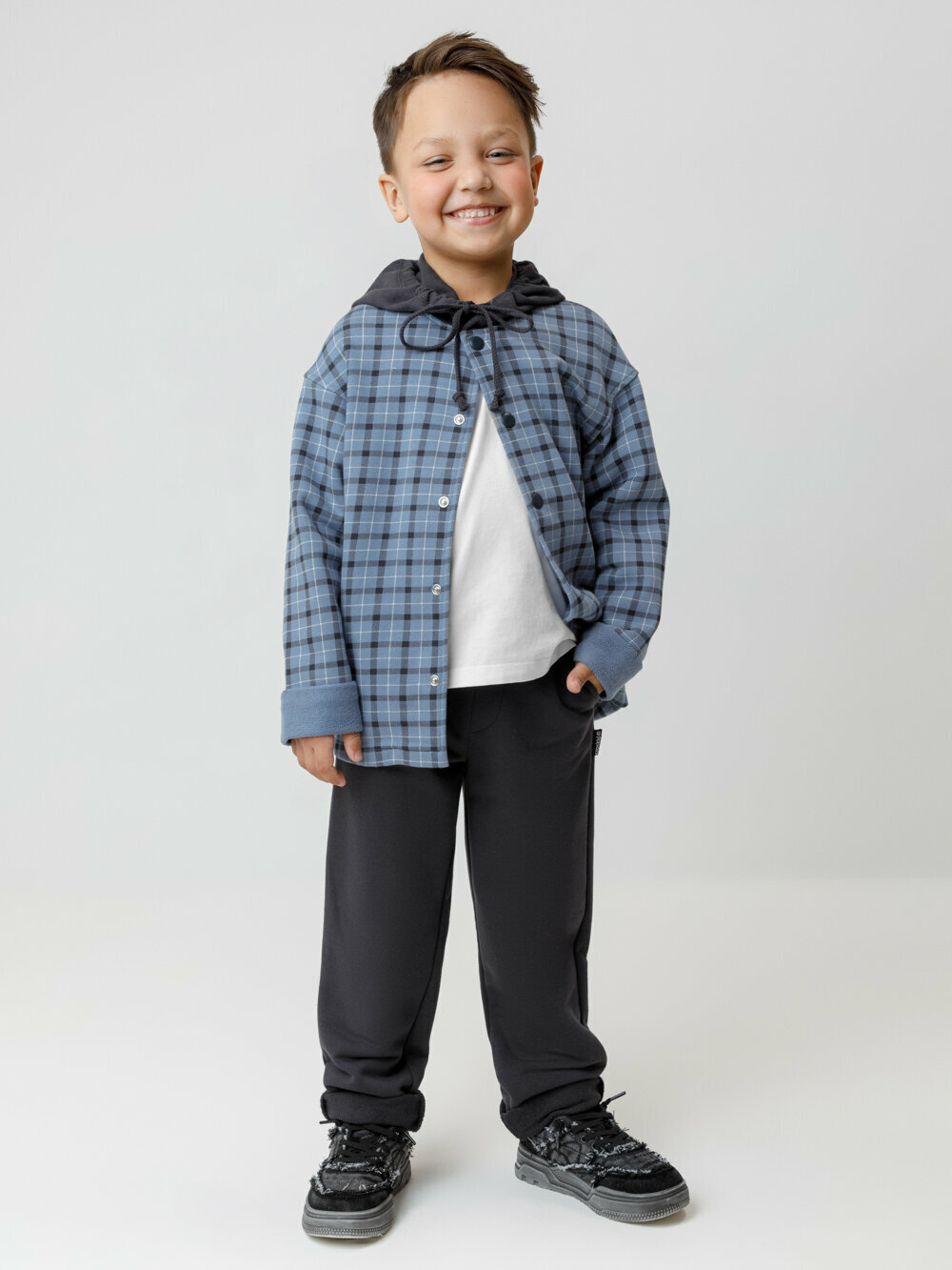 Брюки спортивные антрацитовый 3902 к614