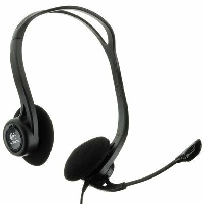 Гарнитура Logitech Headset PC 960, Stereo, OEM, USB, [981-000100], 463669