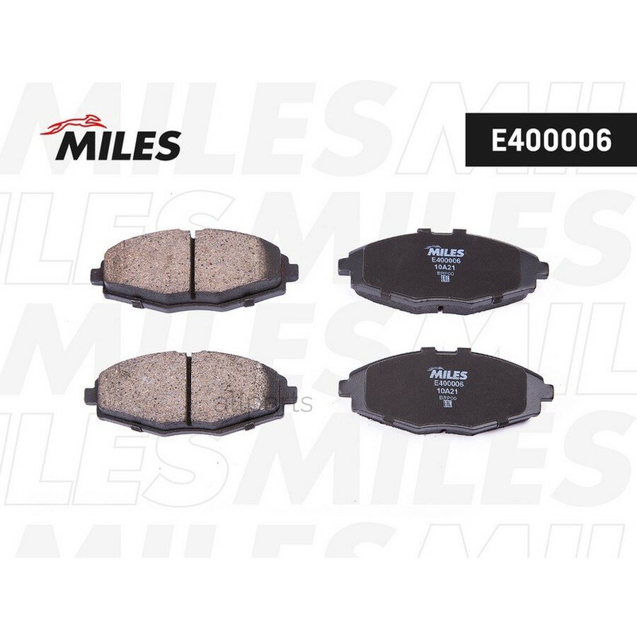 MILES E400006 Колодки тормозные DAEWOO LANOS/MATIZ SOHC пер. LowMetallic