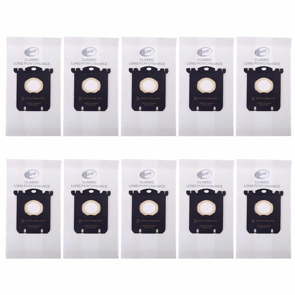 10 шт. одноразовые бумажные мешки для пыли пылесоса, запасные части, сменный пакет хранения, эффективная бытовая техника