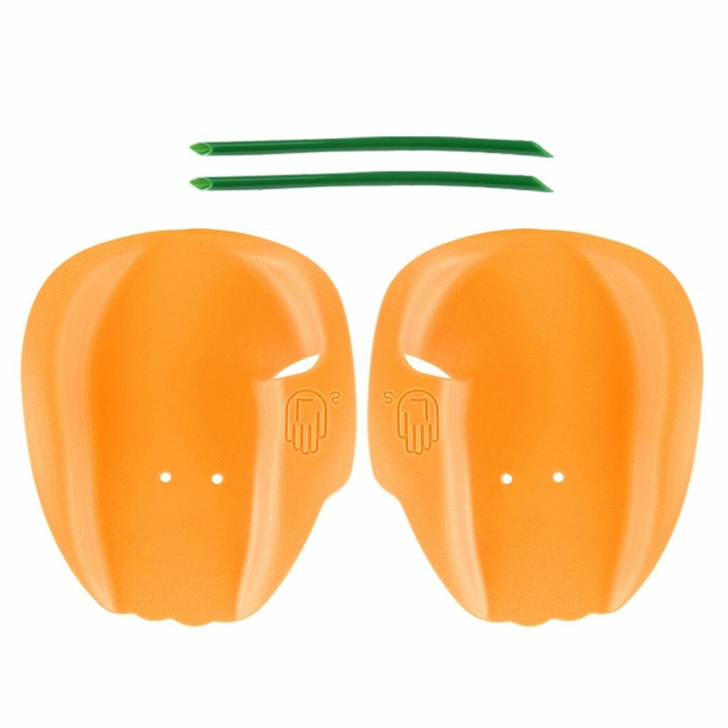 Ласты для плавания для взрослых и детей с регулируемым ремнем, Оранжевый