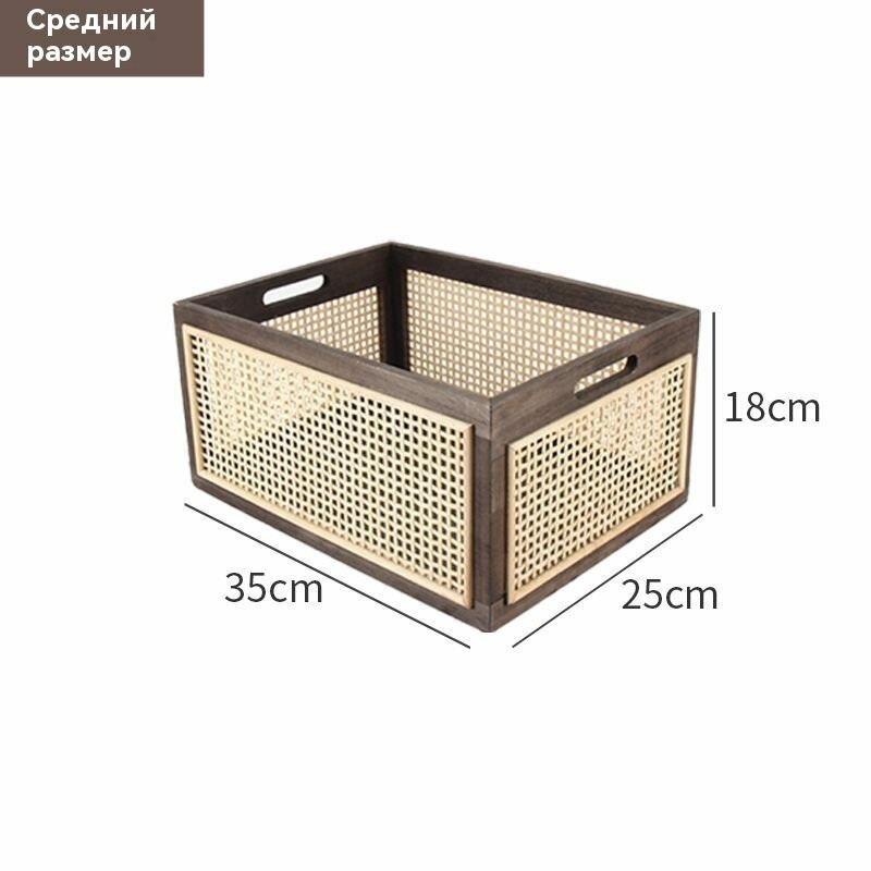 Деревянный органайзер из ореха для книг/документов: набор с ящиками для гостиной, ручная шлифовка бесшовная конструкция