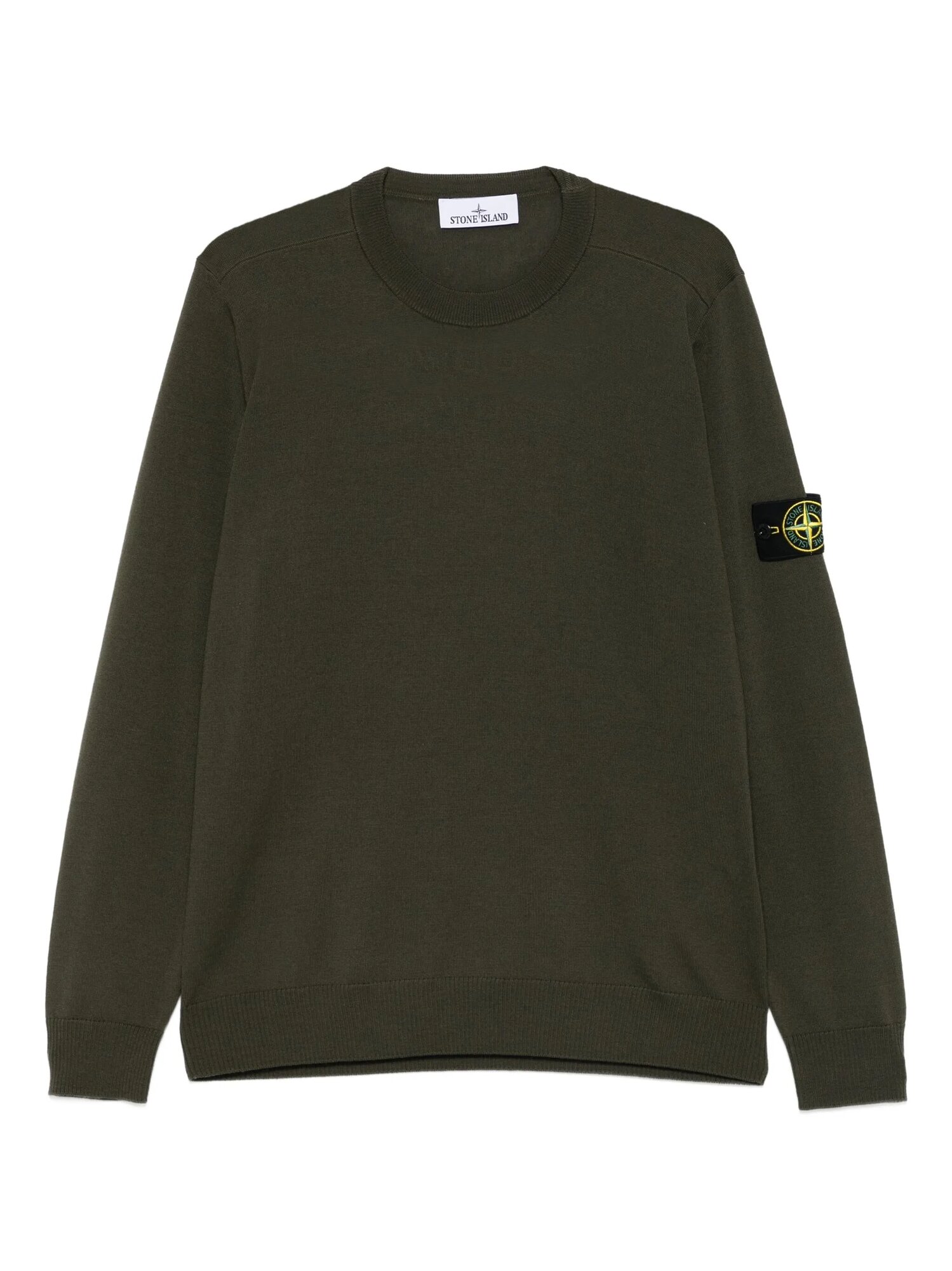 Джемпер Logo-patch crew-neck jumper