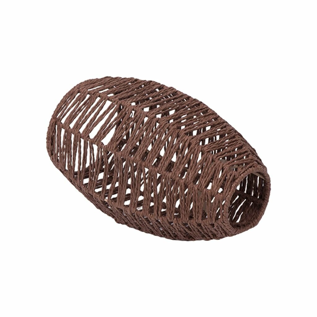 (1) Абажур из искусственного ротанга - XH22014 коричневый
