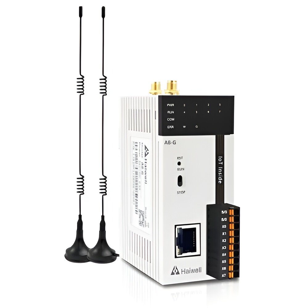 A8 Программируемый логический контроллер + HMI WEB Haiwell 24В 8 DI 1 RS485 1 Ethernet Wi-Fi MQTT