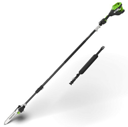 Высоторез GREENWORKS 1402407 аккумуляторный телескопический, 25 см, бесщеточный