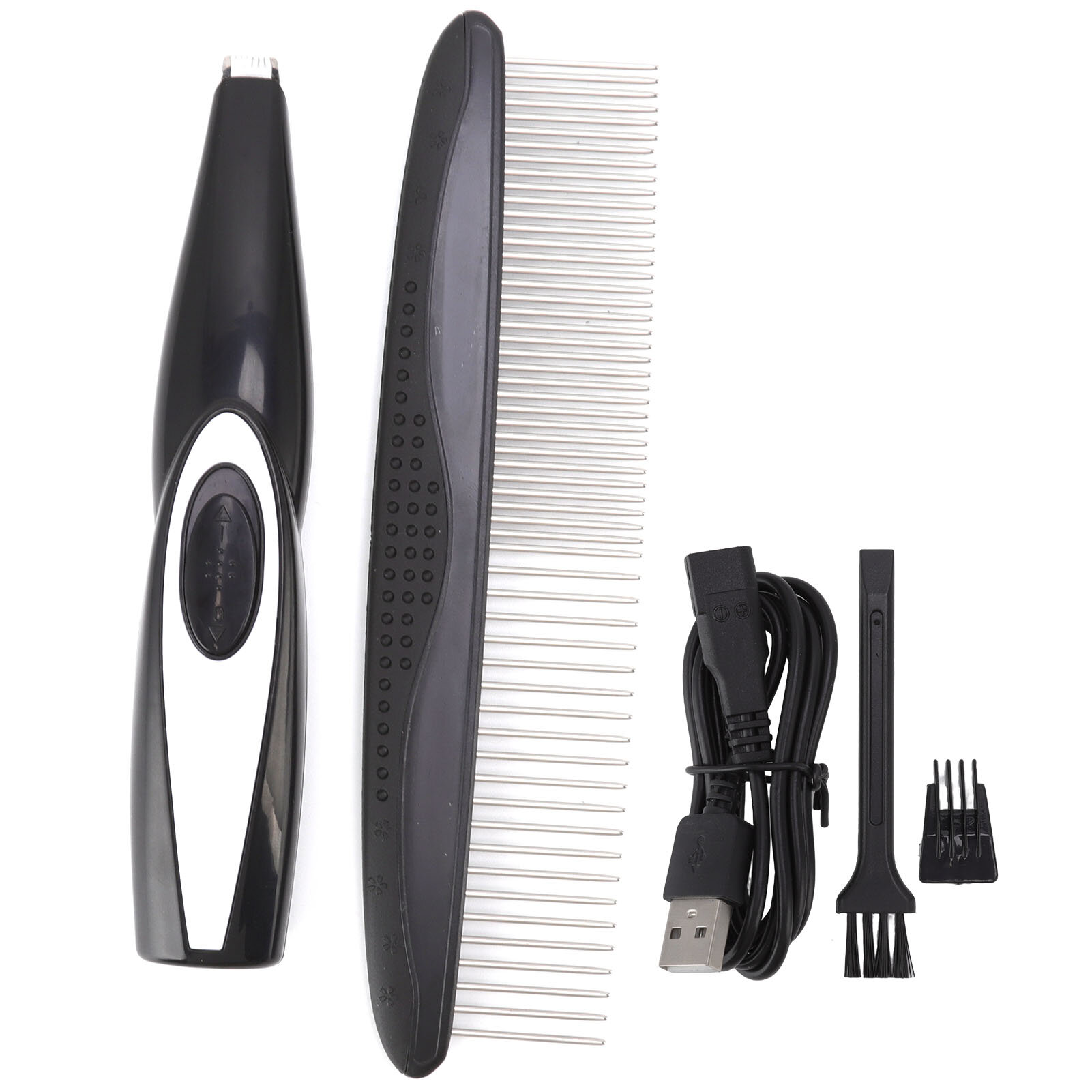 Комплект триммера для волос на ногах для собак, электрический тихий набор для чистки домашних животных из нержавеющей стали, набор для ухода за домашними животными для собак и кошек