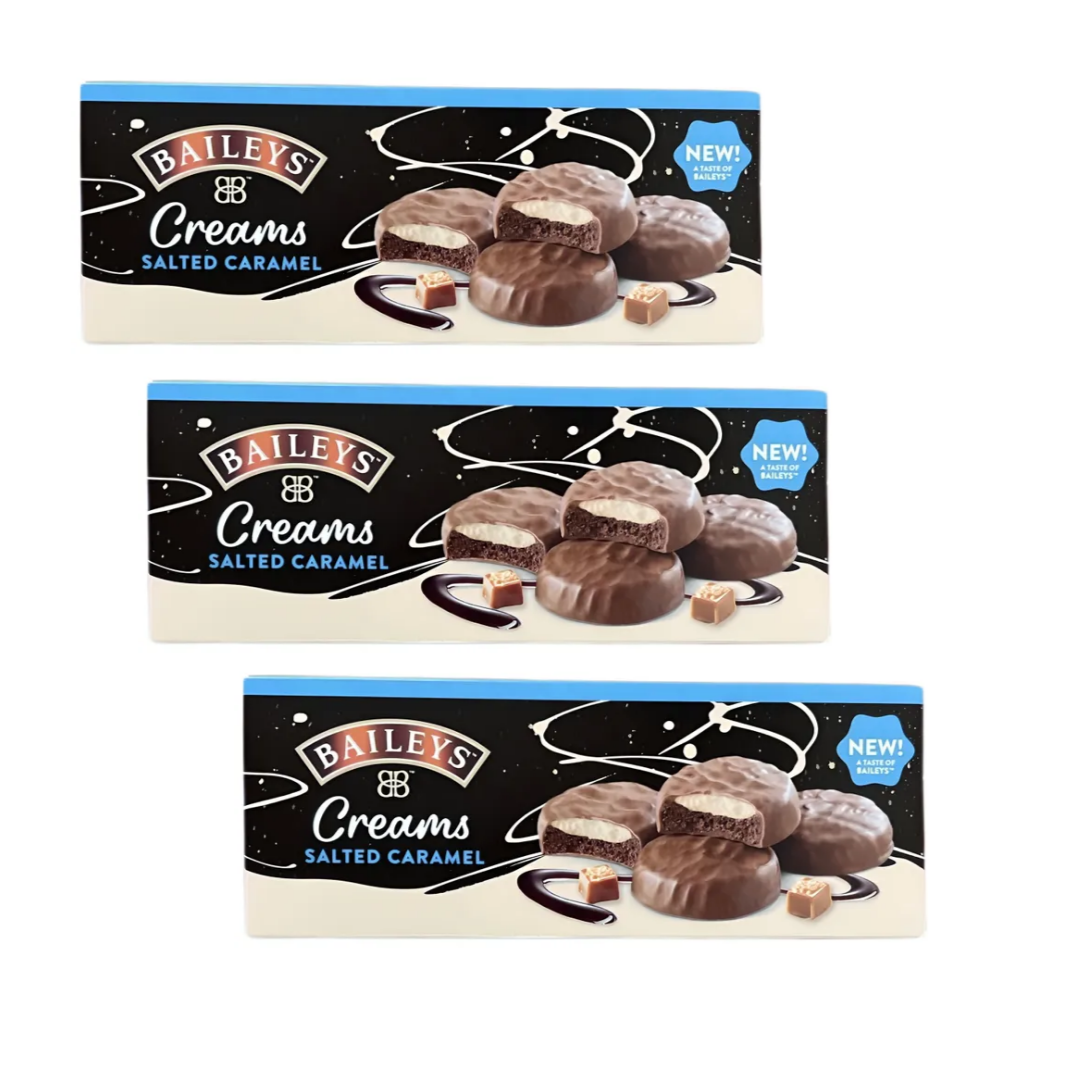 Набор печенья BAILEYS Salted Caramel , (Крем Соленая карамель), ( 3 уп по 128 гр)