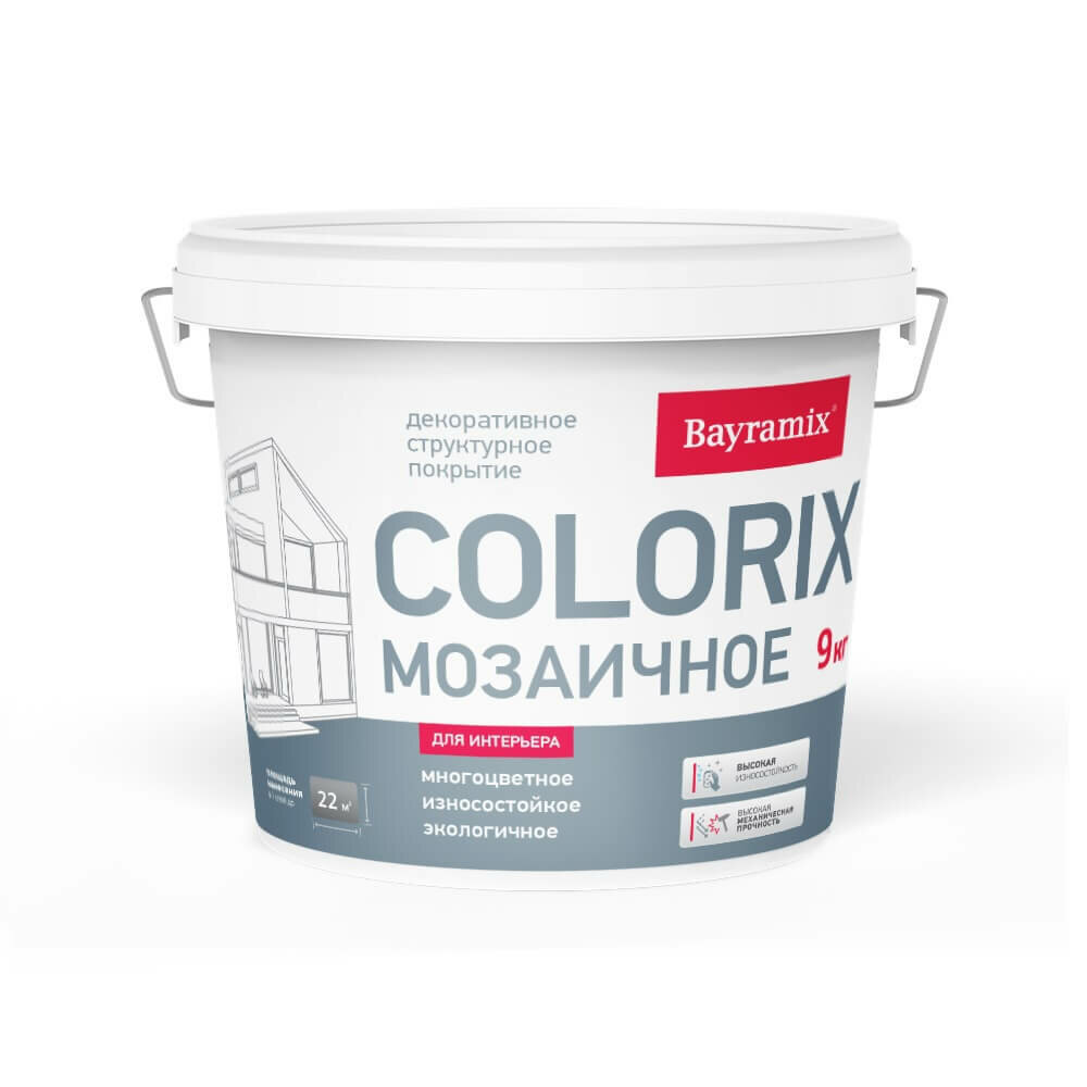 Декоративное мозаичное покрытие Bayramix Colorix (9кг) CL 15-1