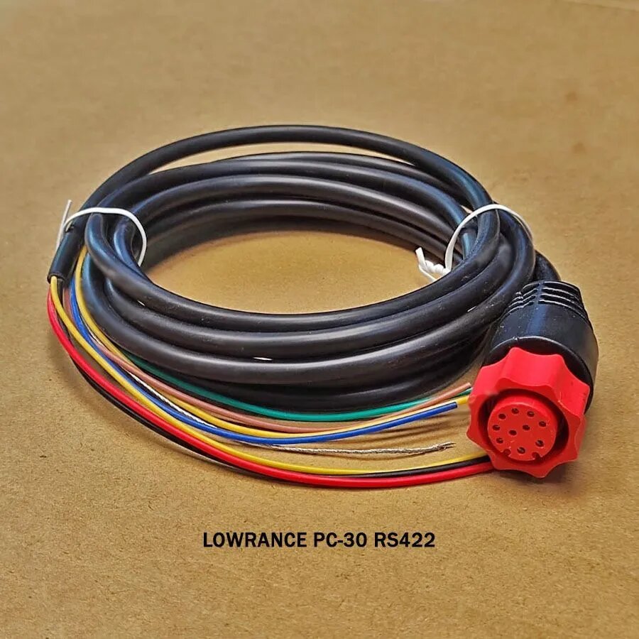Кабель питания и передачи данных PC-30 RS422 для Lowrance HDS, Elite Ti / Ti2. Replacement 000-0127-49