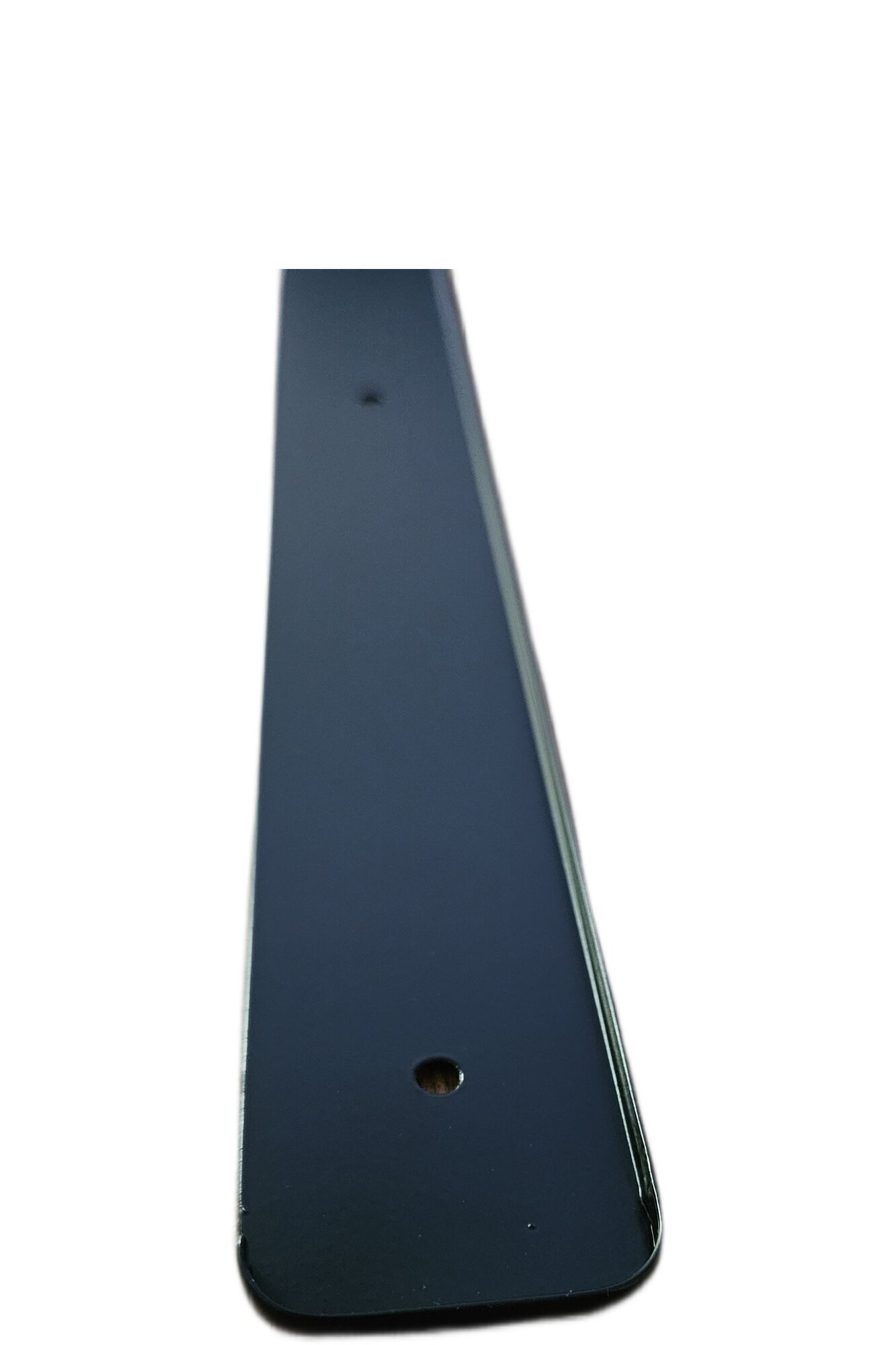 Торцевая черная планка для ширины 80 СМ для столешницы дсп правая нержавеющая сталь