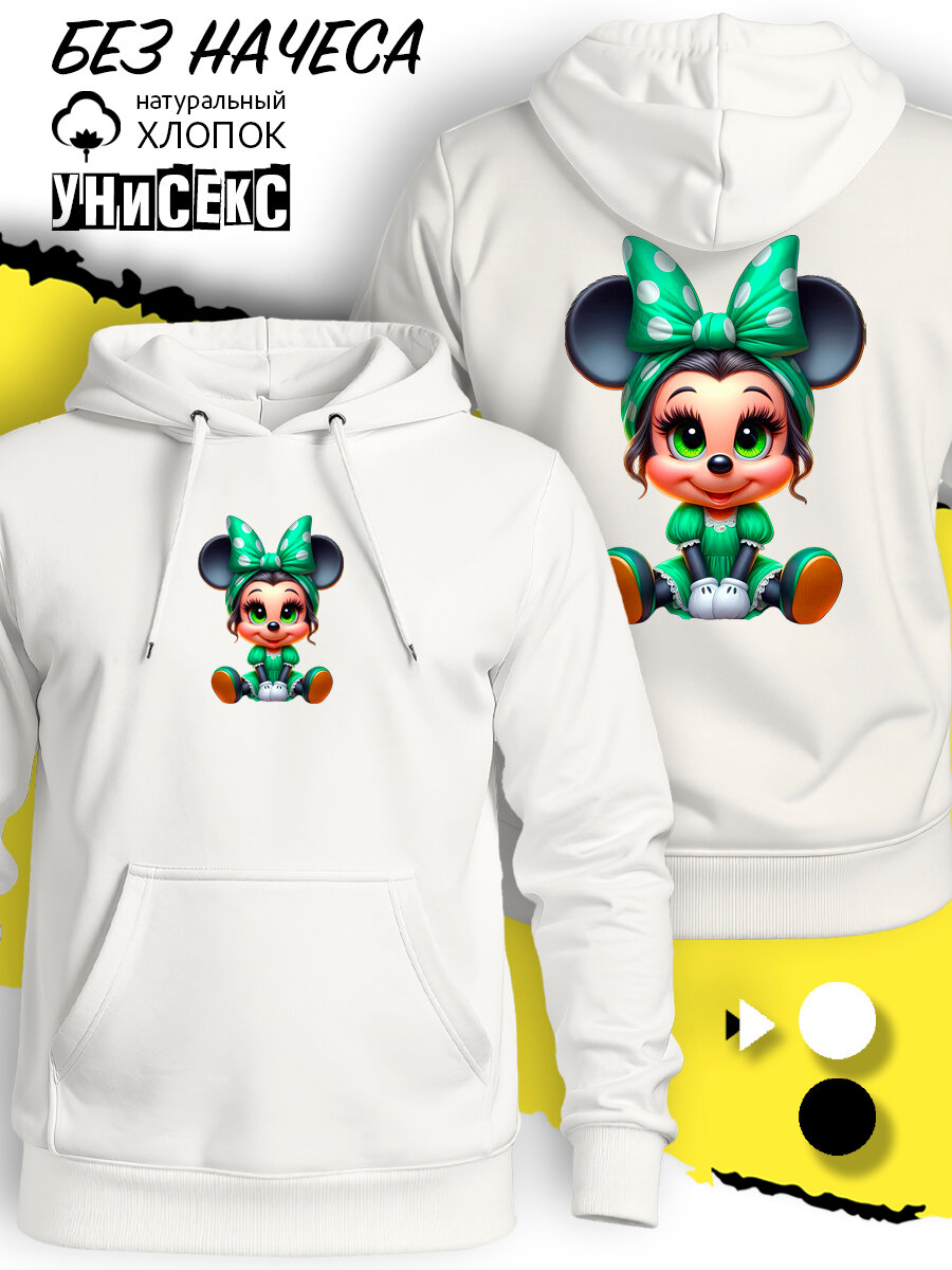 Худи Толстовка свитшот с Минни Маус Minnie Mouse