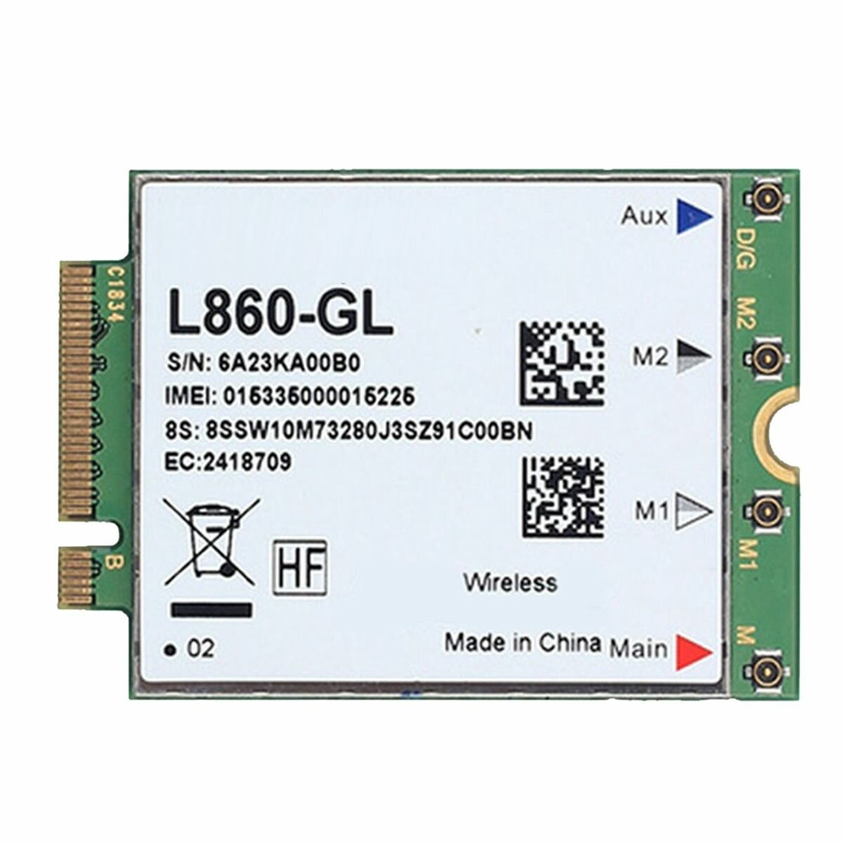 Карта WWAN L860-GL для модуля Fibocom 4G Универсальная версия