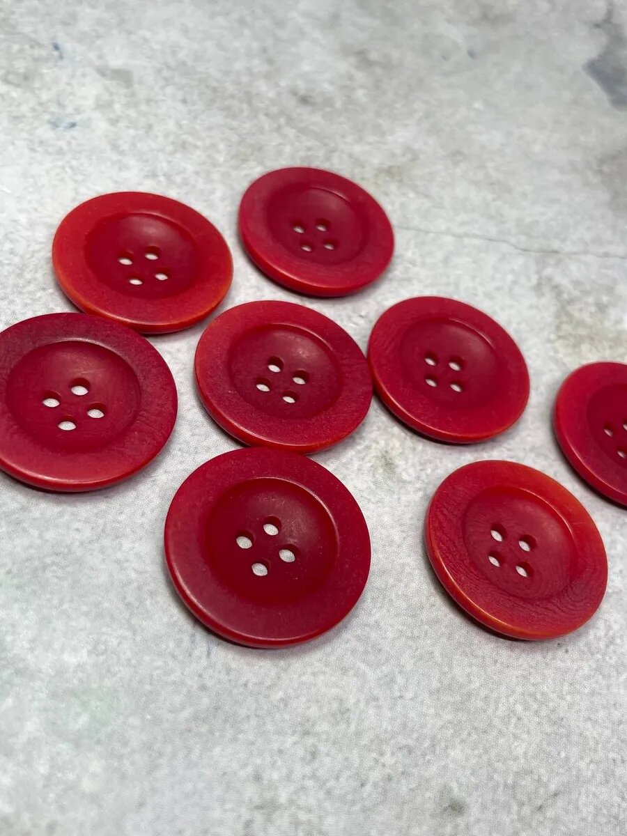 Пуговицы для шитья из ореха Короззо 24 мм