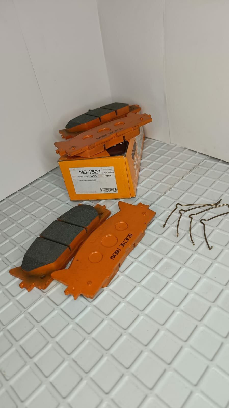MASUMA MS1521 Колодки тормозные TOYOTA/LEXUS CAMRY 07- 2.4-3.5 передн.