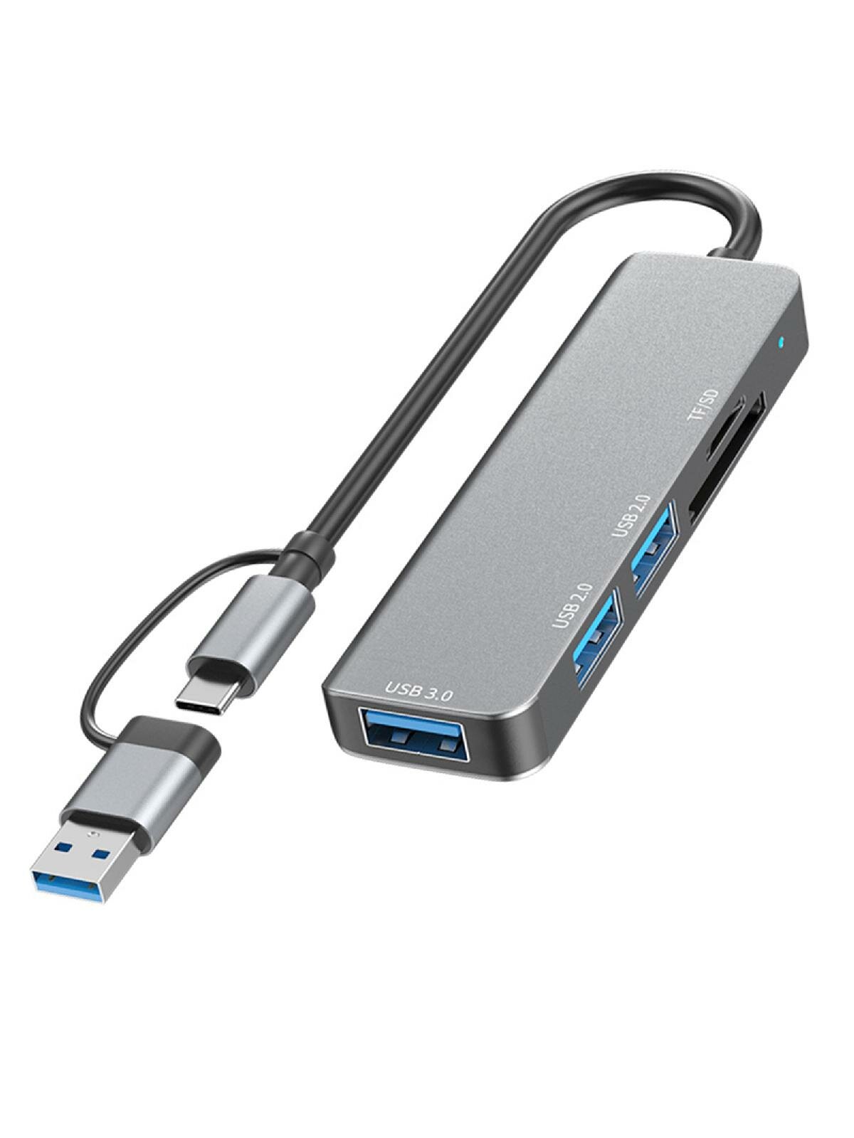 USB C Adapter Multiple Port USB C Docking Station with USB3.0 PD100W Expansion For Desktops Laptops Phones and Tablets