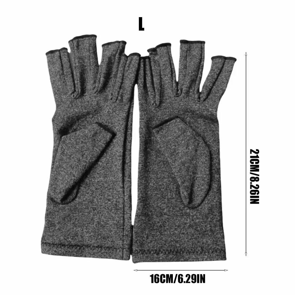 Компрессионные перчатки для рук, компрессионные перчатки, мужские перчатки без пальцев с рукавами, мягкие дышащие для скалолазания, спортсменов, тенниса, набора в тренажерном зале L