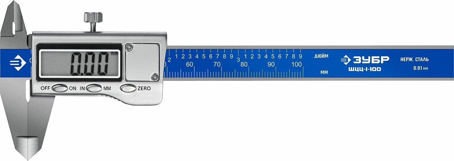 Штангенциркуль ЗУБР ШЦЦ-I-100-0.01, 100 мм, электронный, Профессионал