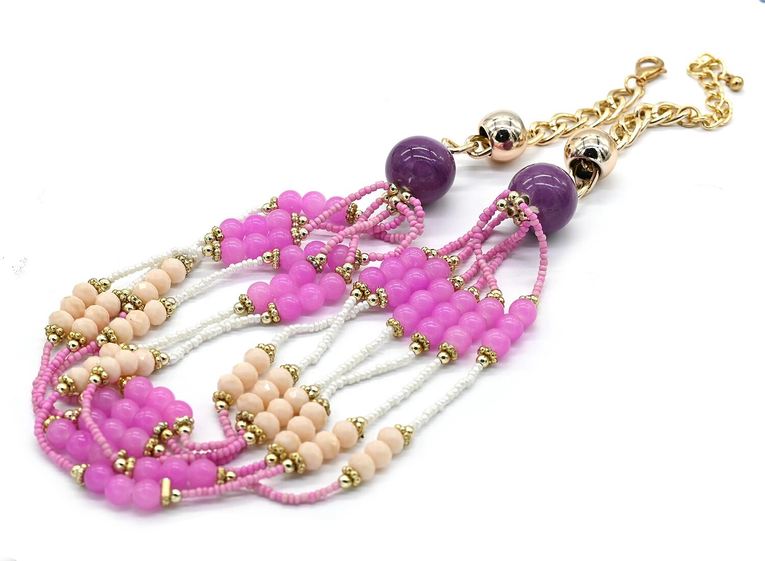 Колье, бисер