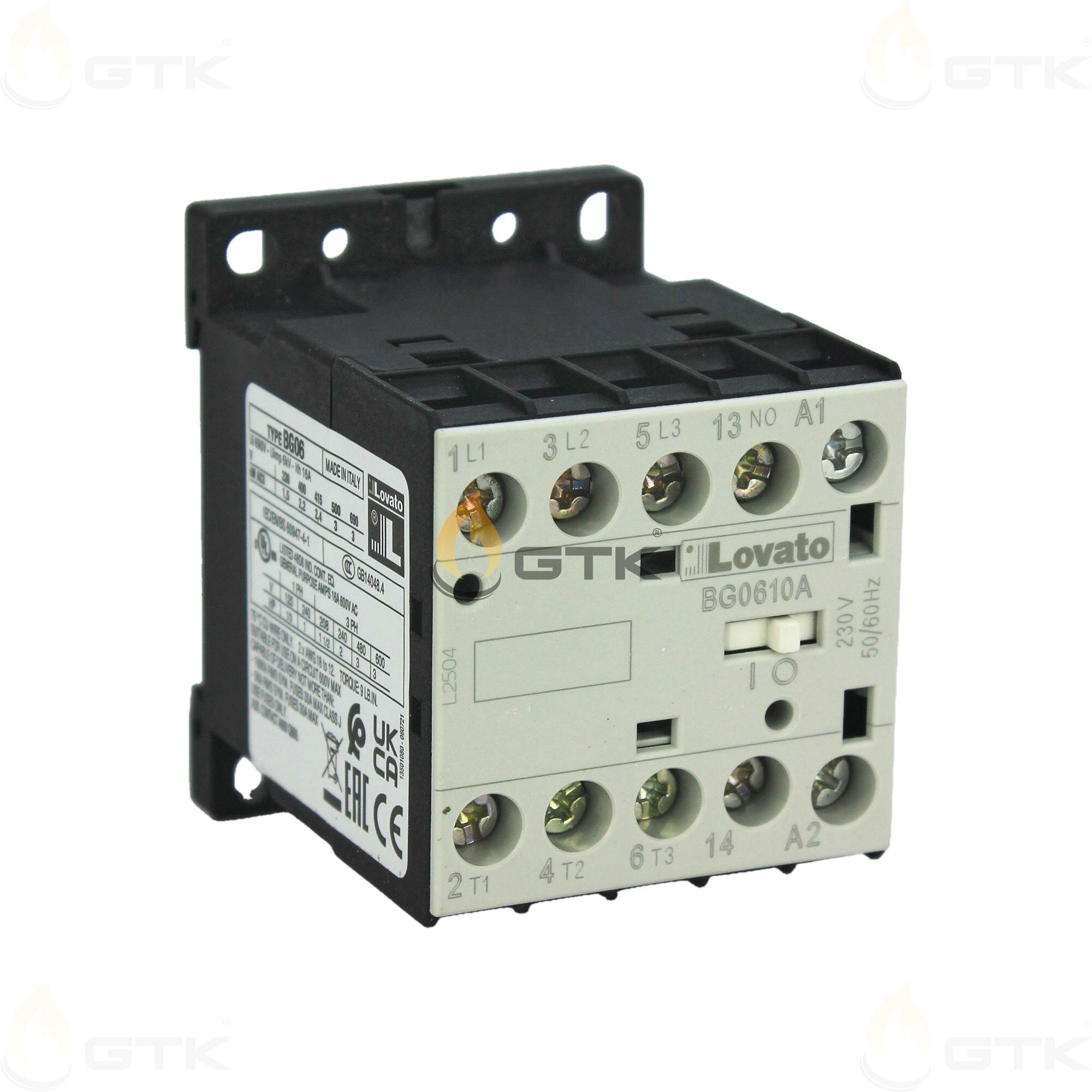 Миниконтактор Lovato 11 BG06 10 A230, 190019_4