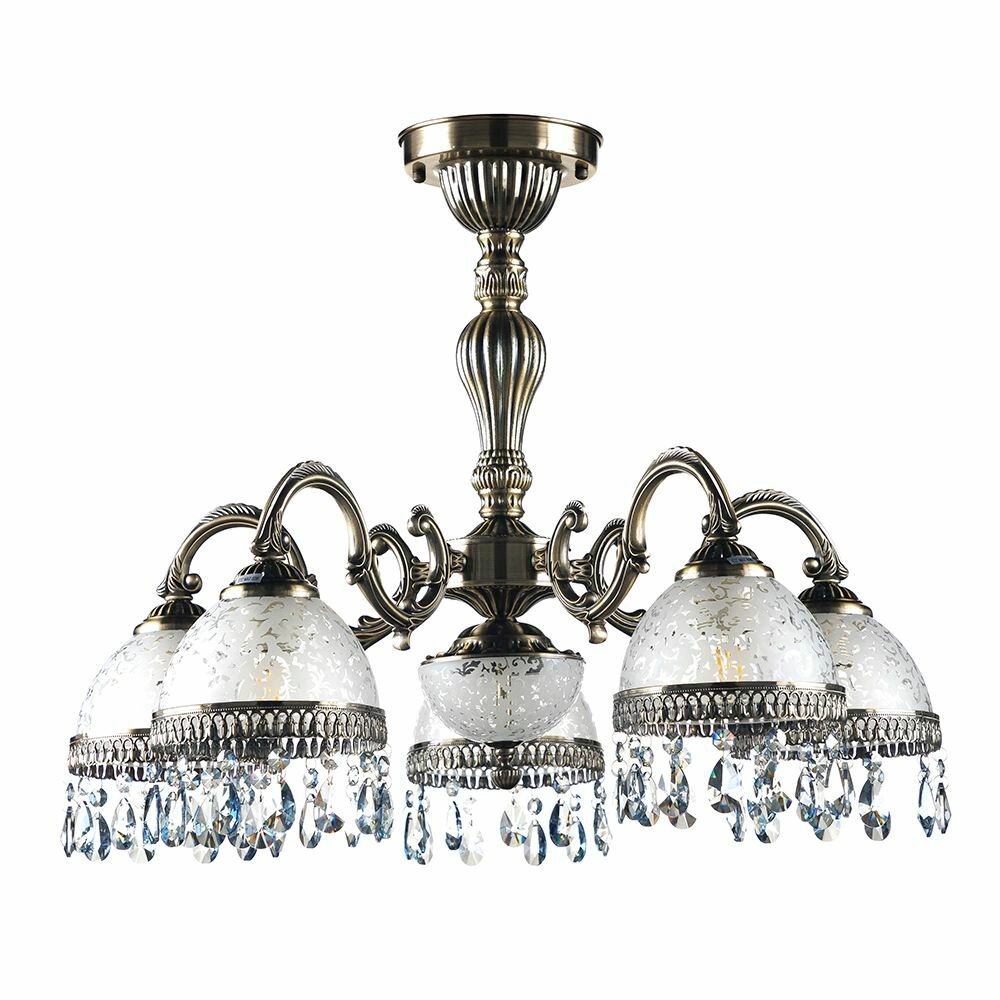 Люстра Ферабоско 5х60 Вт Е27 античная бронза