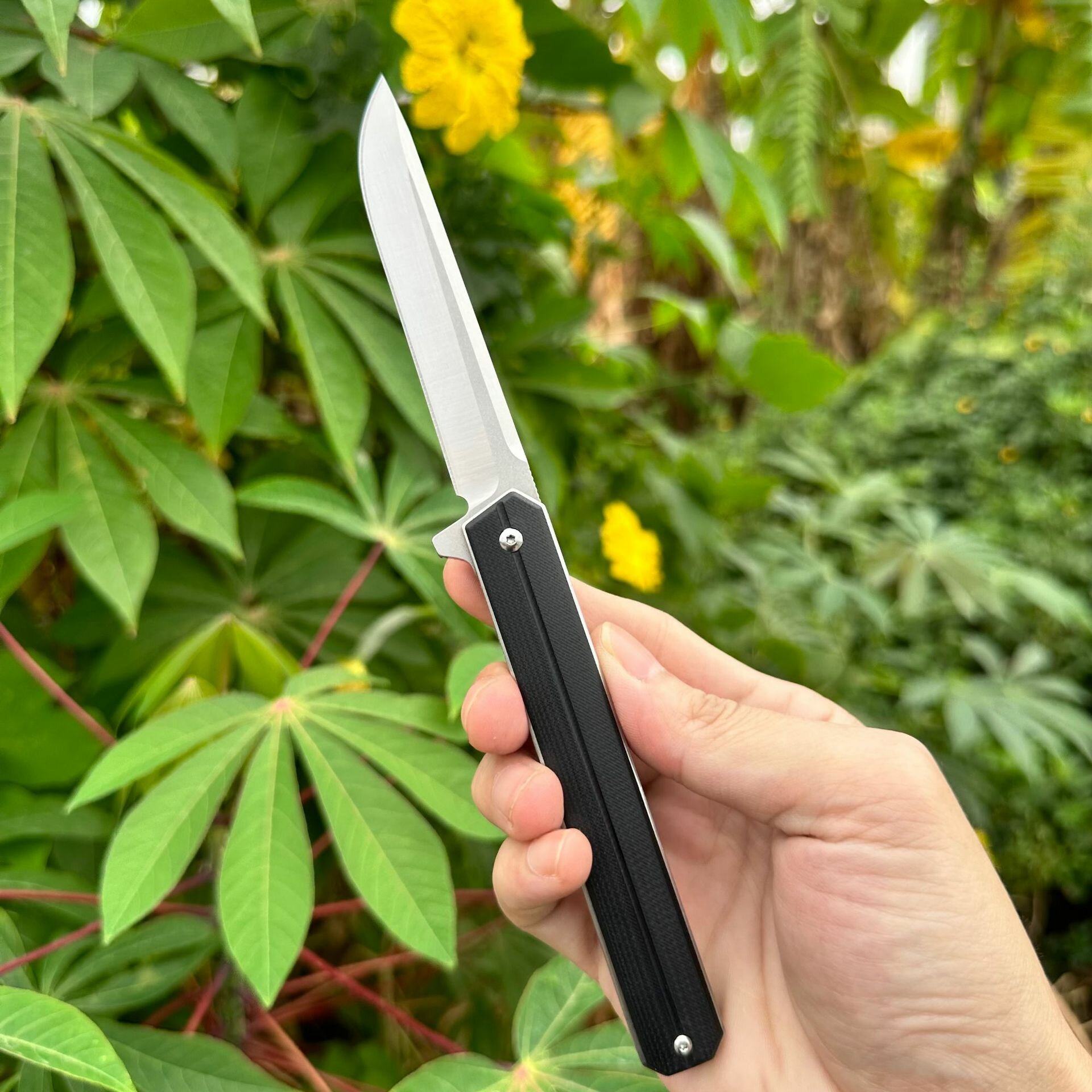 Нож складной D2 с клипсой