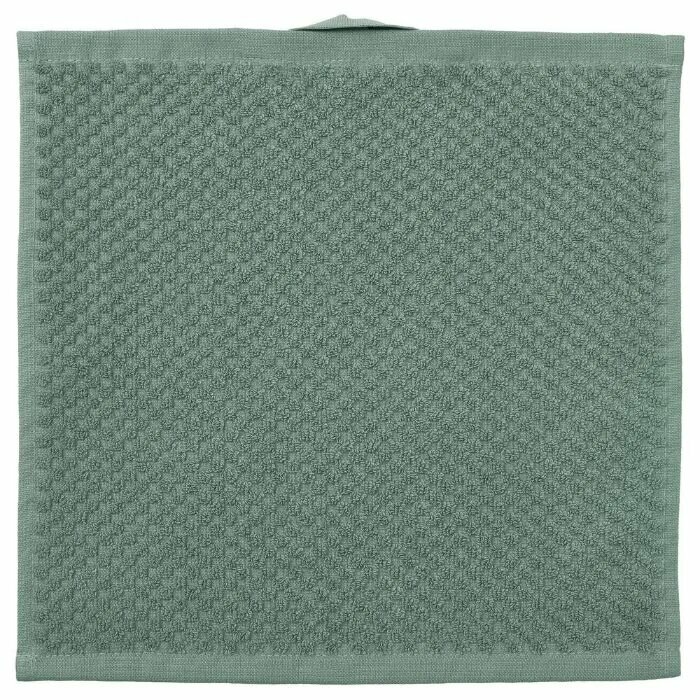 IKEA Полотенце для ванной gulvial, Хлопок, 30x50 см, бирюзовый, зеленый, 2 шт.
