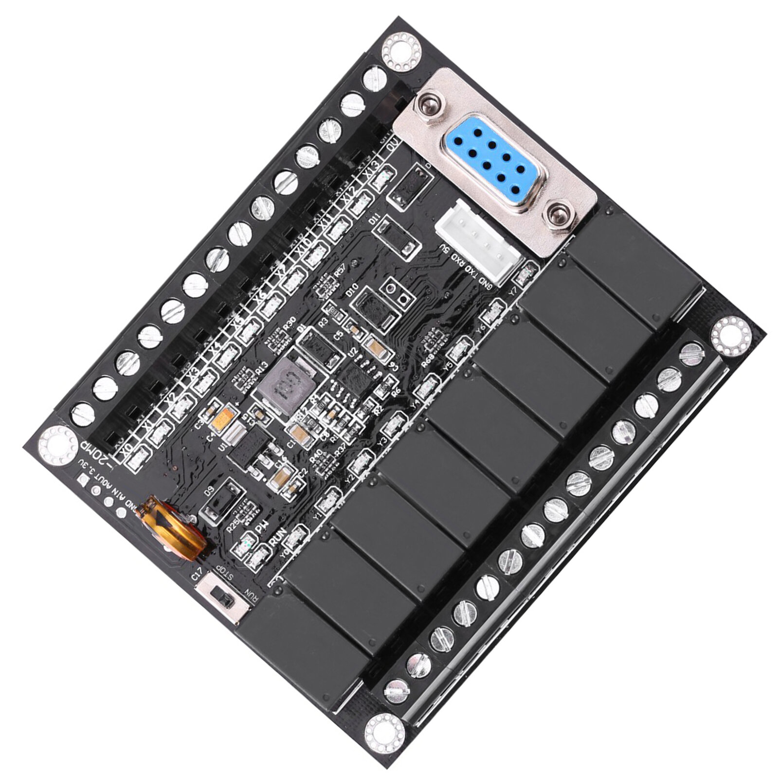 Programmable logic controller, 9600 Baud Rate ndustrial automatic control for GX-Developer GX-work2 carpentry — фото 1