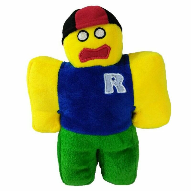 Cozy and soft roblox plush stuffed doll with removable hat, kids christmas gift