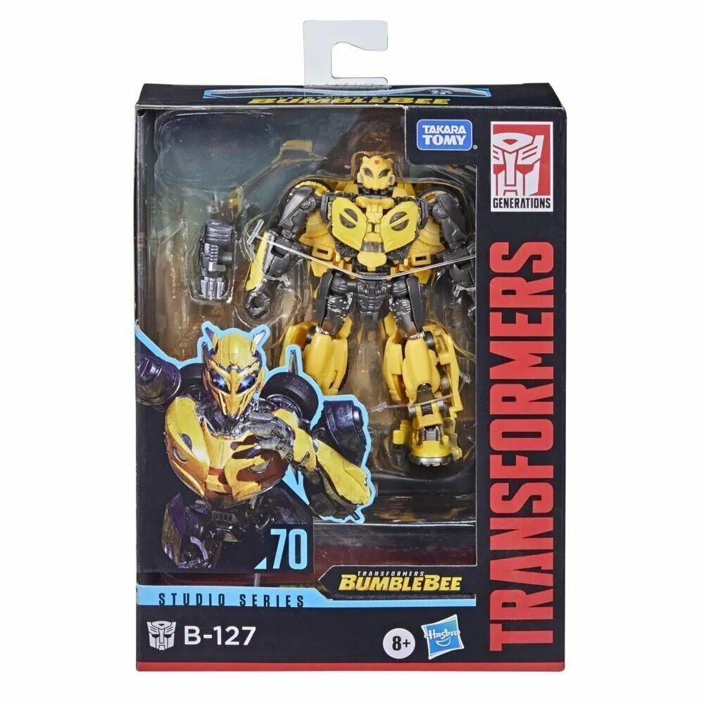 Xiaomi YouPin Игрушка Transformers Toys Studio Серия SS70 Deluxe Transformers: Фигурка Бамблби B-127, от 8 лет, 4,5 дюйма F0784