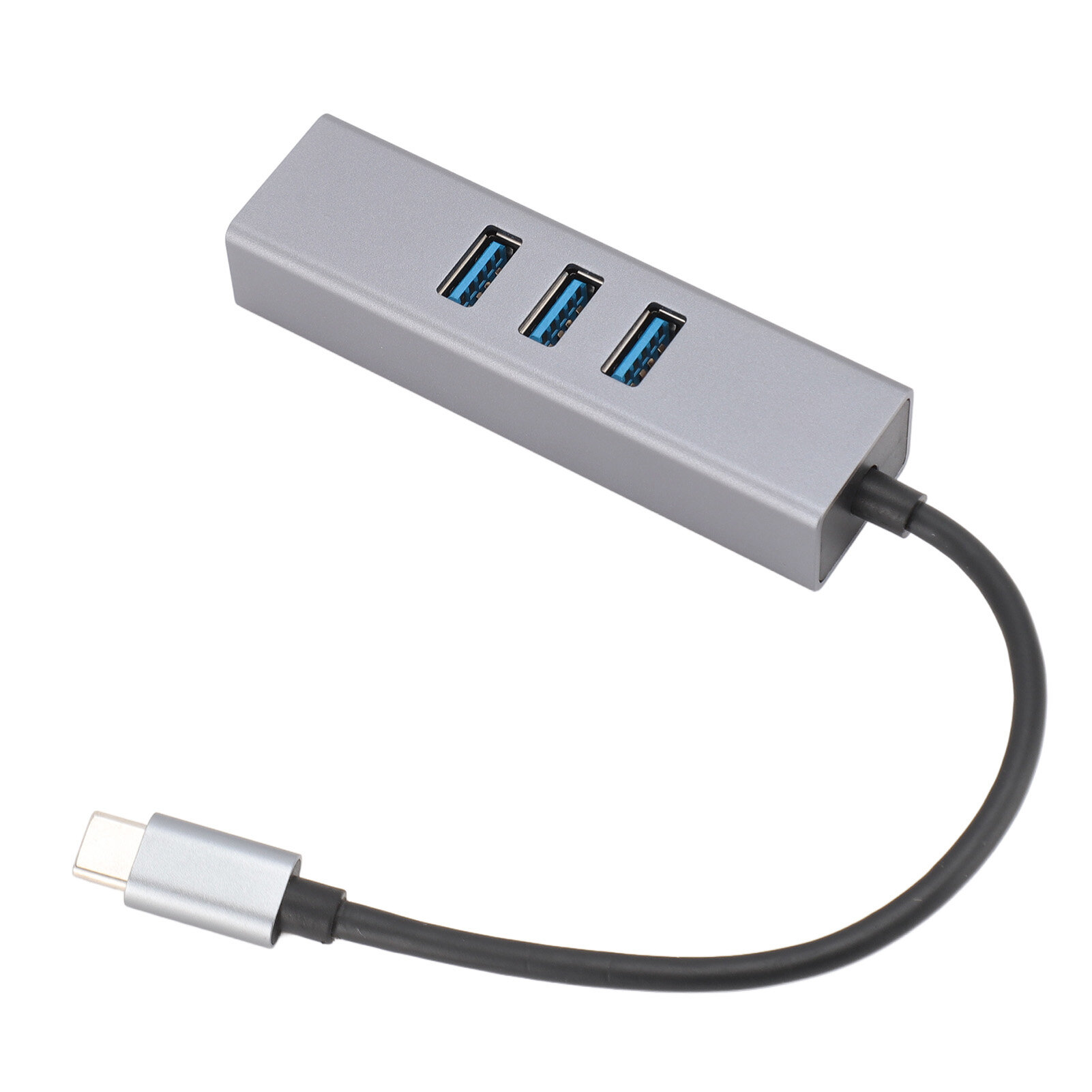 Концентратор USB C, 4 порта USB 3.0, 5 Гбит/с, для Windows/Linux — фото 1