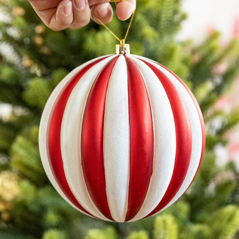 Зимние расписные елочные шары-подвески, золотые и серебряные, большие декоративные конусообразные шары для украшения