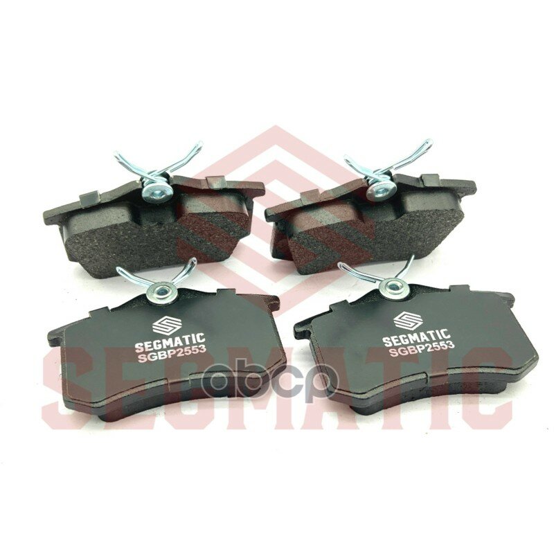 Колодки тормозные VW Polo, Golf, Passat, Bora, Octavia, Fabia, Audi A1/2/3/4/6/8, Megane 02--, Peugeot 307 03-- задние SEGMAT.