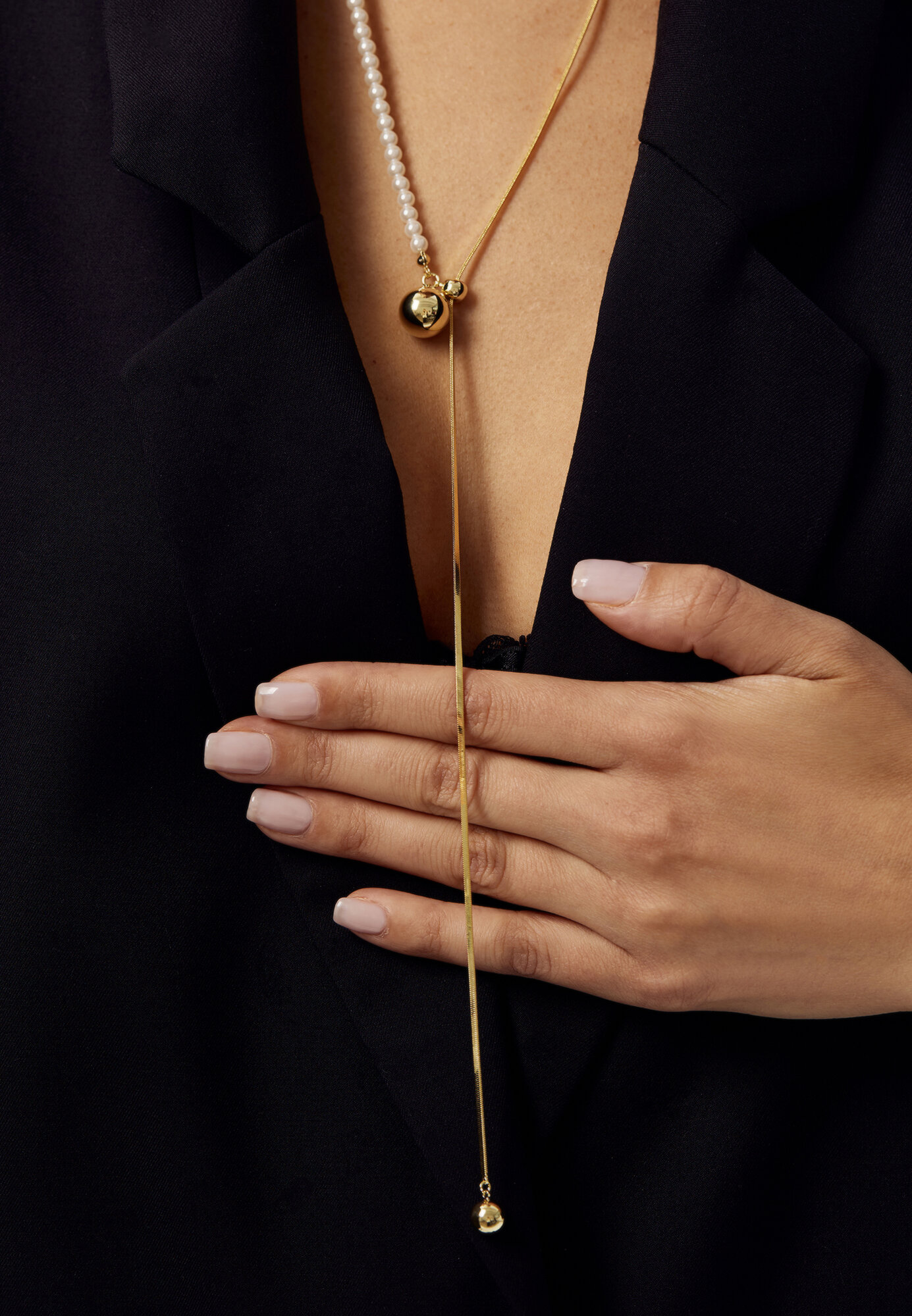 Колье, жемчуг имитация