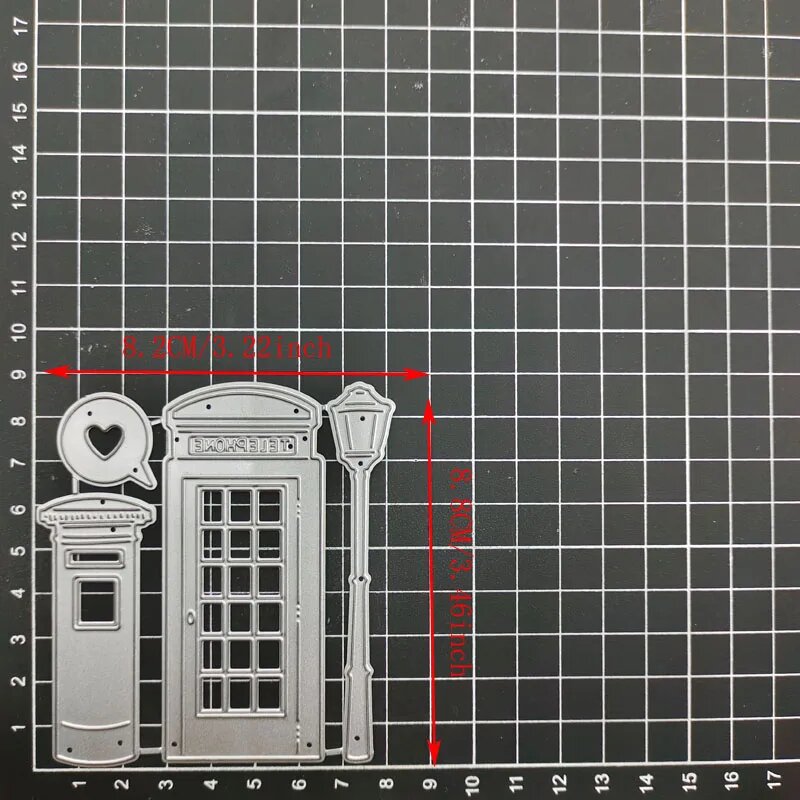 Металлическая пресс-форма для скрапбукинга SM-386