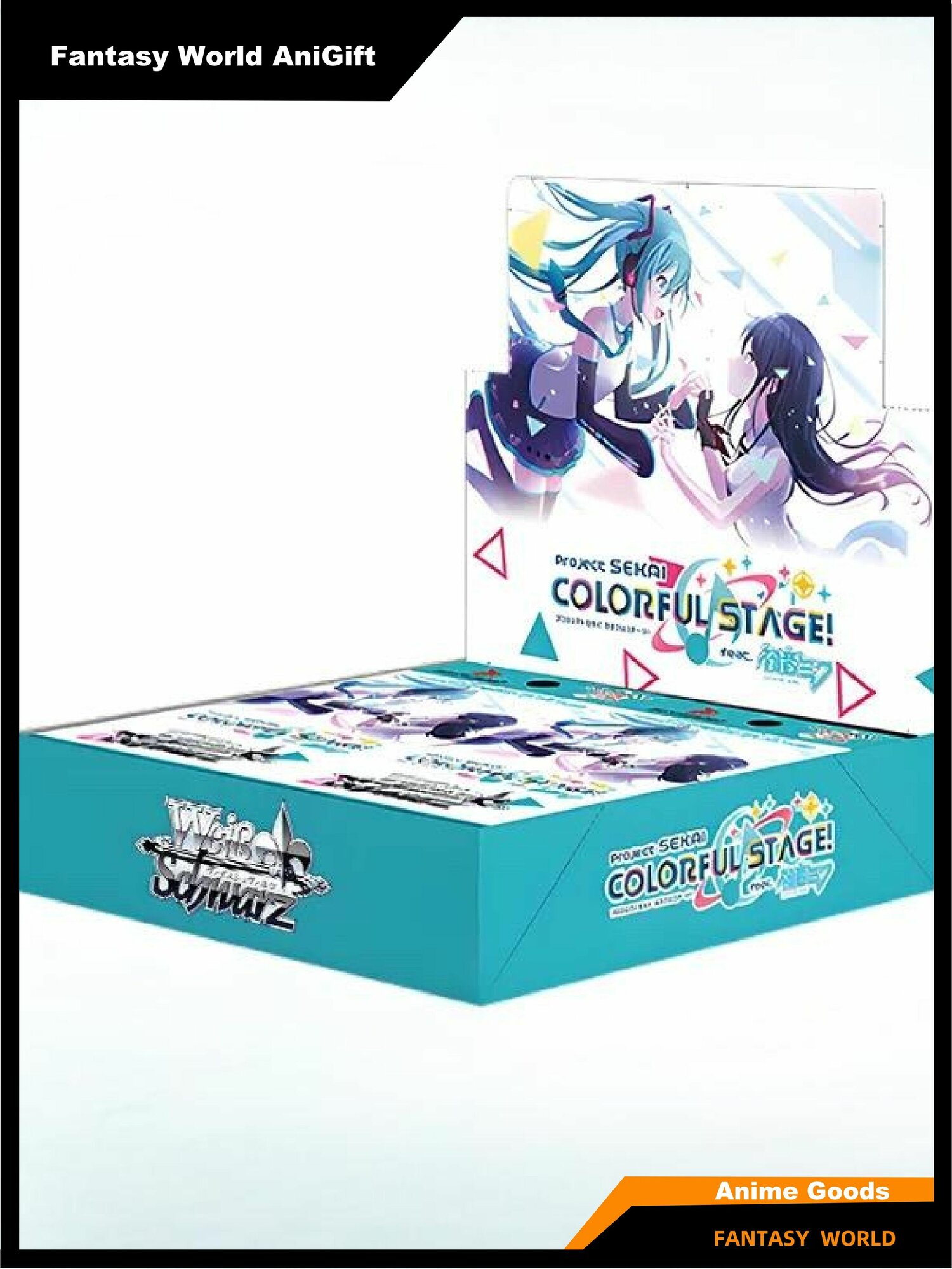 Бустер-набор карт Черно-белые крылья Хацунэ Мику / WS Black and white wings Card Booster Pack Project Sekai: Colorful Stage Hatsune Miku (Japanese version)