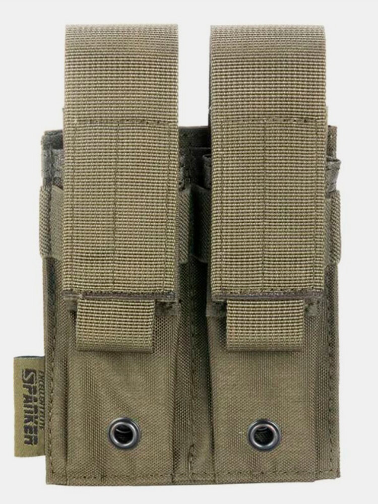 Двойной тактический подсумок SPANKER ® EL 123 Ranger Green (Олива)