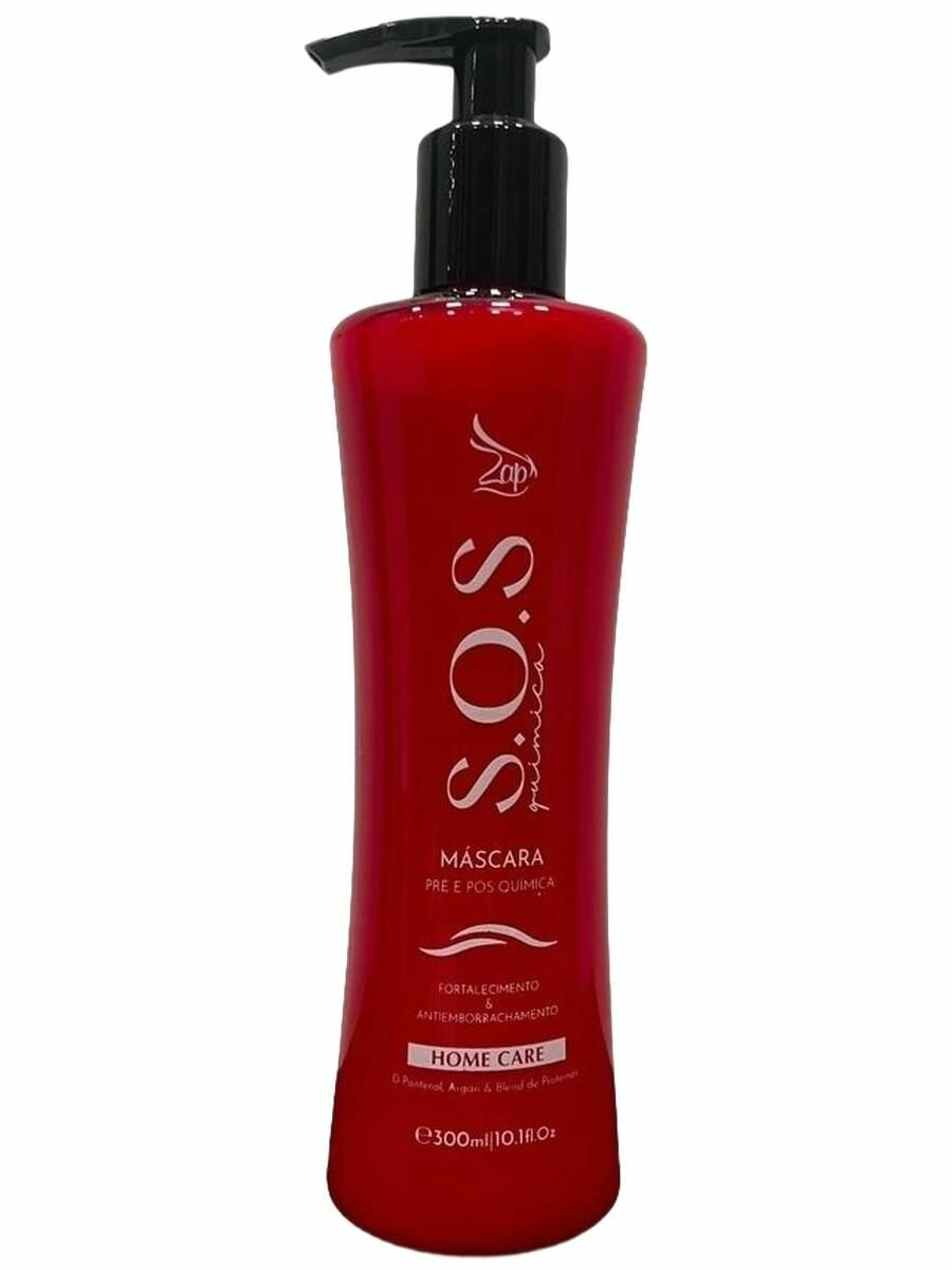 Маска для волос Zap SOS Qumica 300 мл восстановление после окрашивания и химии, аргановое масло и D-пантенол