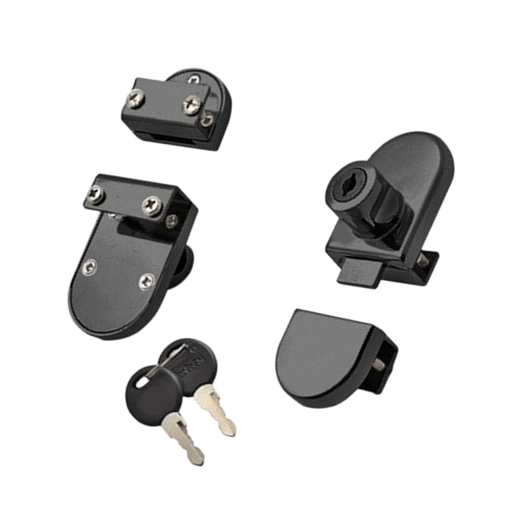 Универсальный замок стеклянного шкафа Замок винной витрины Механизм безопасности из цинкового сплава Защитное оборудование Простота установки