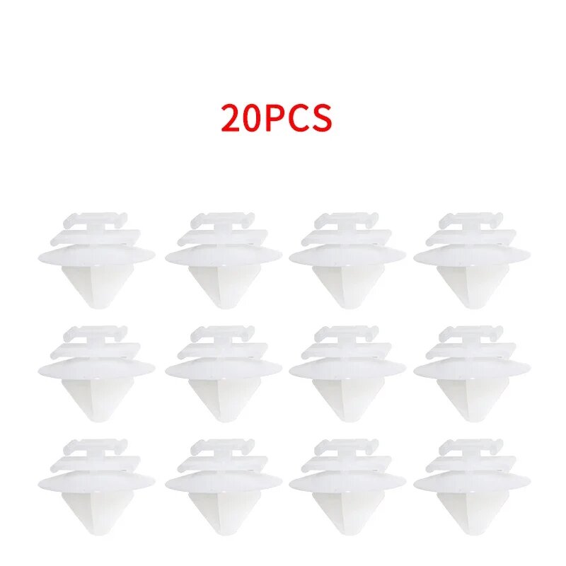 20 шт. зажимы для отделки внешней двери, заглушка, молдинг, пластиковые заклепки, фиксаторы 68241251AA для Citroen C2 C3 Peugeot 206 207