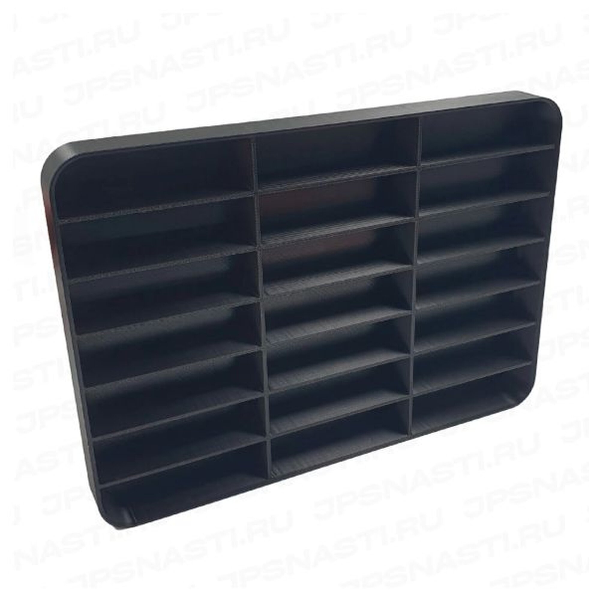 Модуль Trout-Arena "Ячейки для воблеров" для коробки Meiho VS-3043NDDM, 7х3, черный