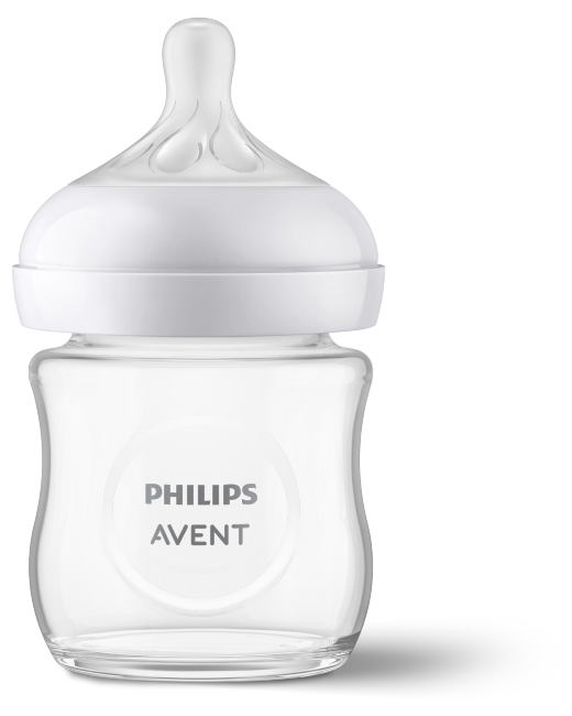 Philips SCY930/01 Бутылочка для кормления 125 мл, 1 шт, серия NATURAL Response, стекло