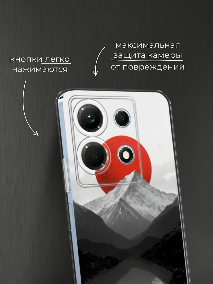 Чехол на Infinix Note 30 4G / Инфиникс Нот 30 4G с принтом Белая гора — фото 1