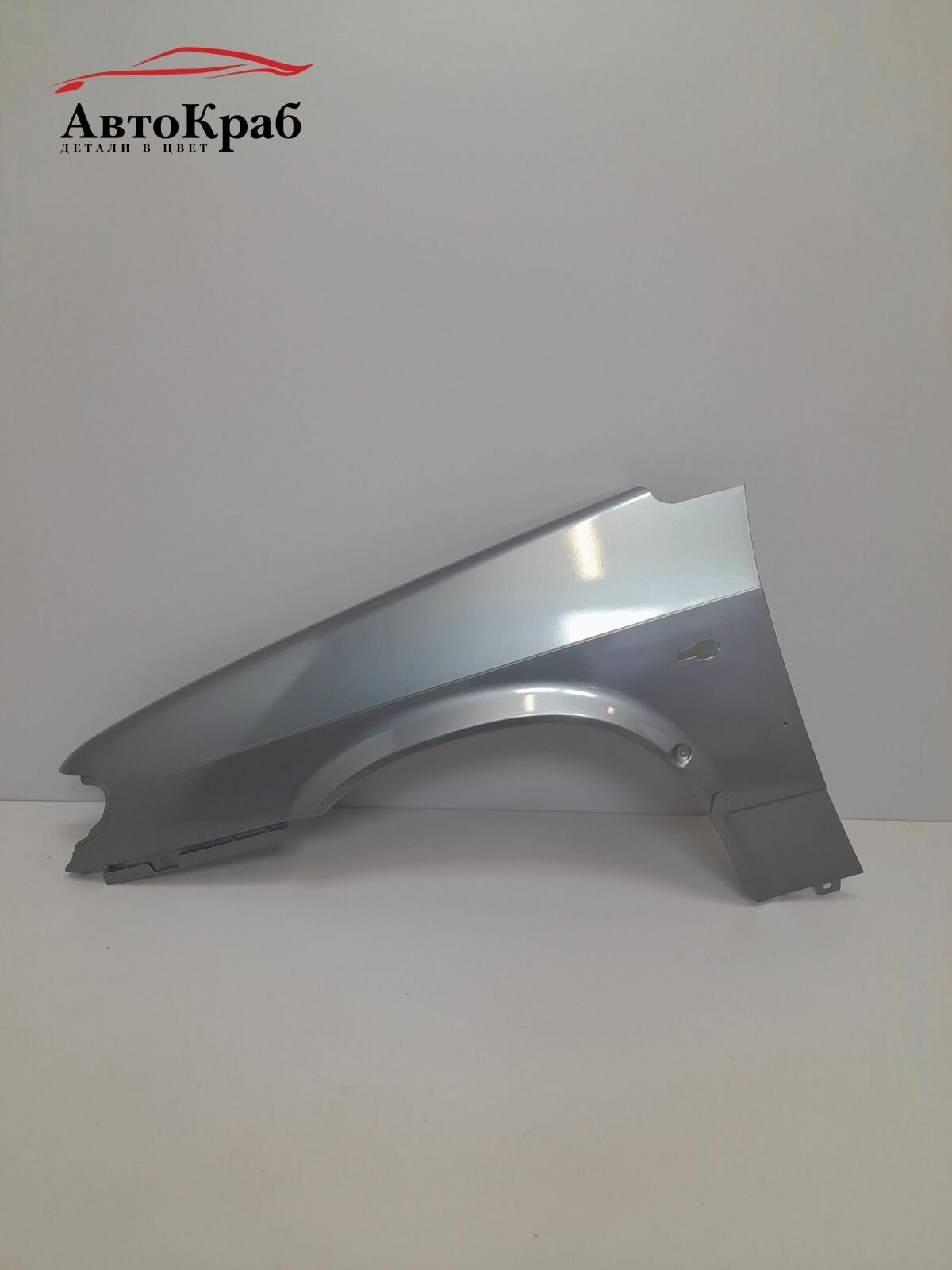 Крыло переднее левое пластиковое в цвет для ВАЗ 2113 2114 2115, 630 - кварц, серый