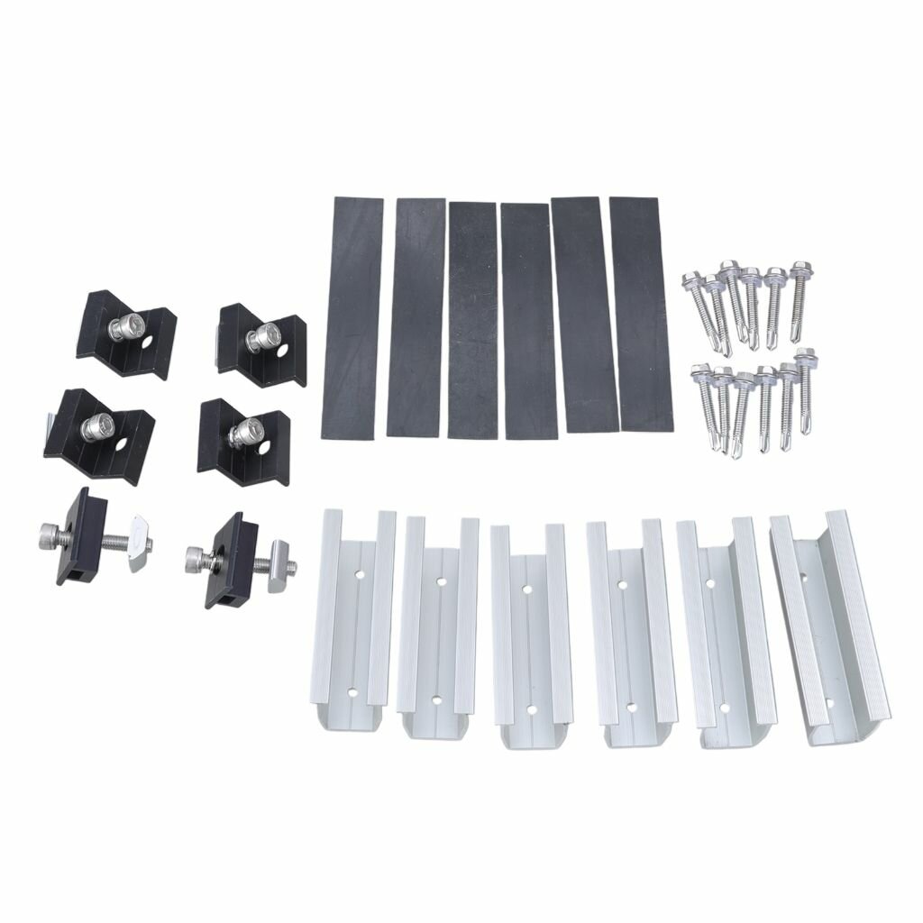 6 шт. кронштейнов для солнечных панелей для плоских крыш, лодок и яхт